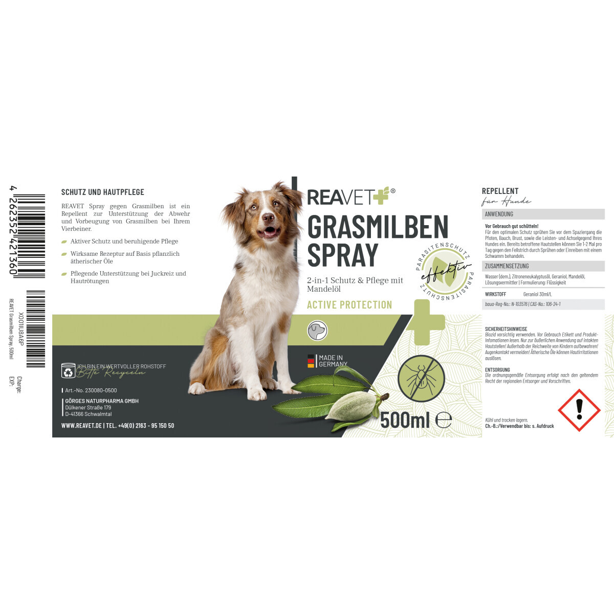 Grasmilben Spray 500ml, 20,61