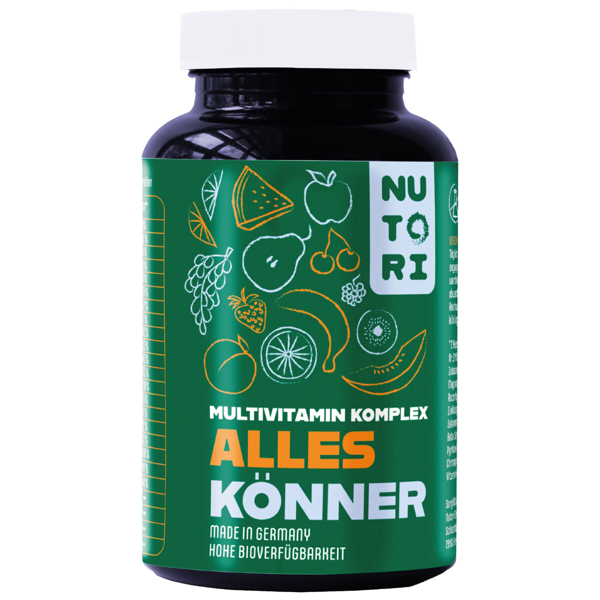 Multivitamin-Komplex - Tägliche Ergänzung mit Vitaminen & Mineralstof ...